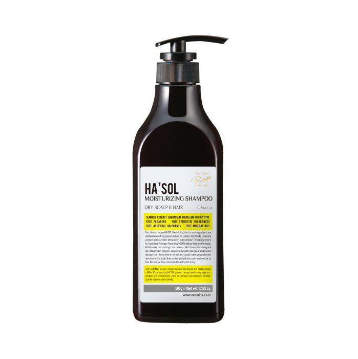 HA’SOL Moisturizing Shampoo 500ml – Bada Hair Salon